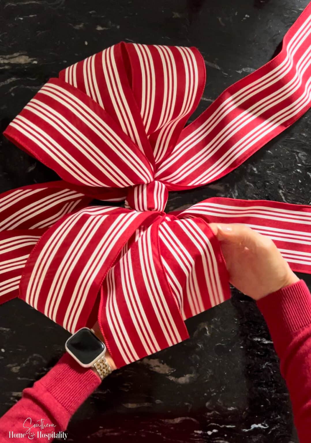 Easy DIY Wired Ribbon Bow – Perfect for Wreaths & Decor