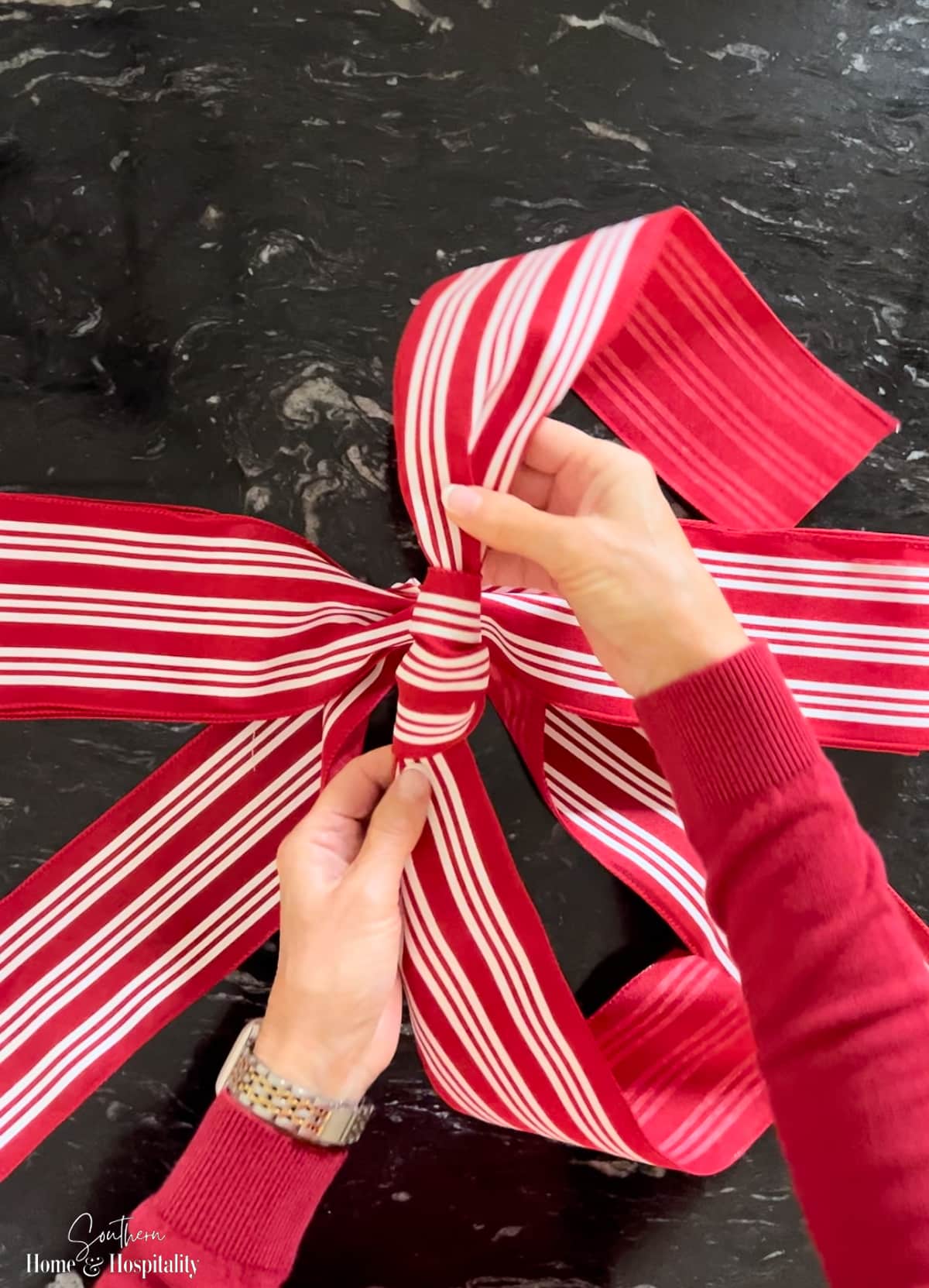Easy DIY Wired Ribbon Bow – Perfect for Wreaths & Decor