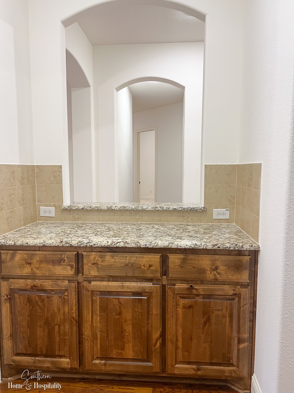 How I Whitewashed My Backsplash Tile for a Budget Friendly Kitchen ...