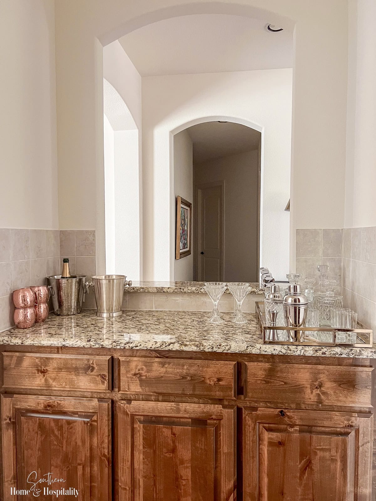 How I Whitewashed My Backsplash Tile for a Budget Friendly Kitchen ...