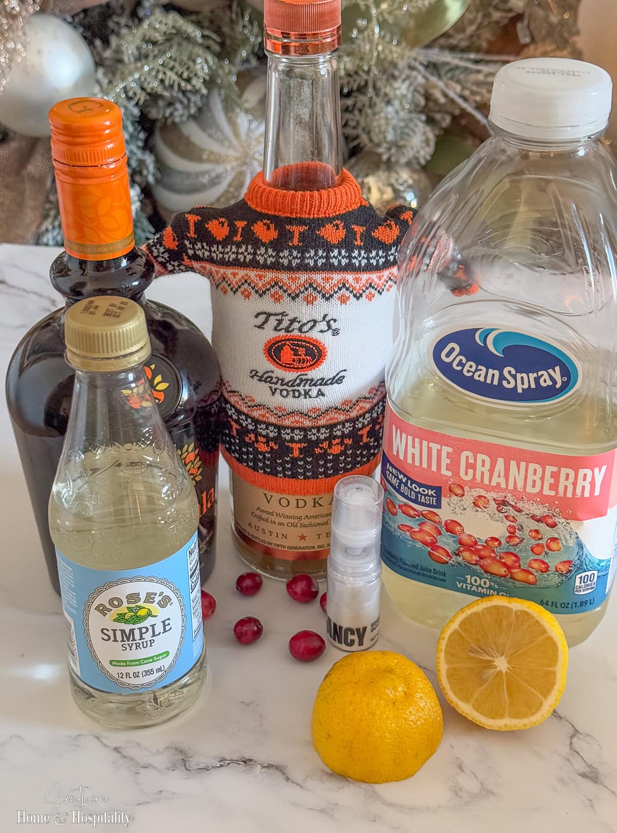 Winter White Christmas Cosmopolitan (Elegant Holiday Cosmo Recipe)